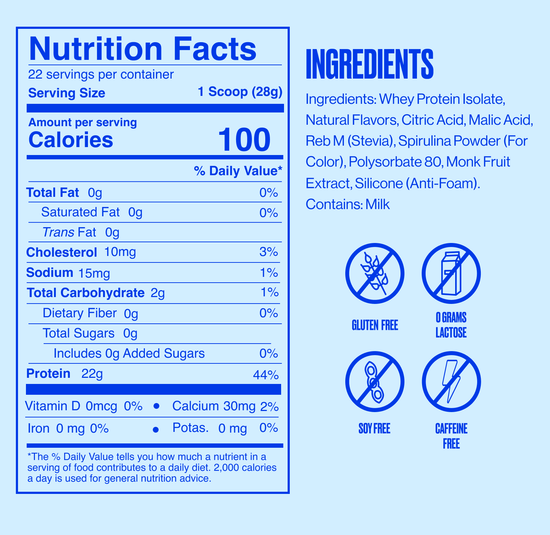 Clear Protein - SEEQ Blue Razz Freeze